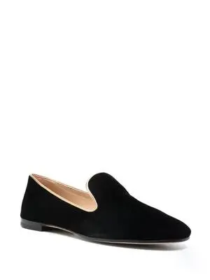 GIANVITO ROSSI Trim Calf Suede Loafers
