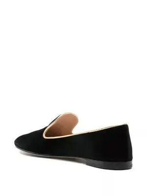 GIANVITO ROSSI Trim Calf Suede Loafers