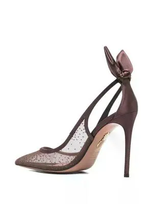 AQUAZZURA Point-toe Pumps - Brown