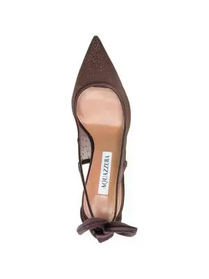 AQUAZZURA Point-toe Pumps - Brown