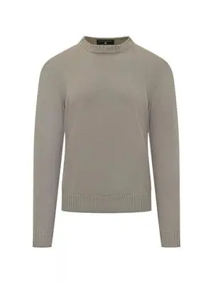 FILIPPO DE LAURENTIIS Crewneck Knit Sweater - Neutrals