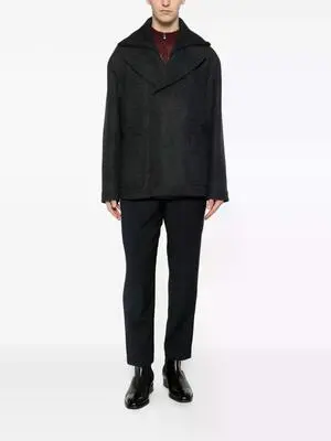 Corneliani Zip-up Mock-neck Sweater - Red