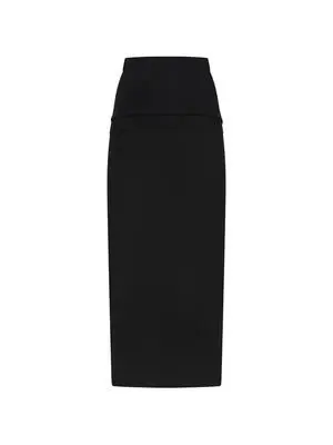 Attico Ribbed Pencil Skirt