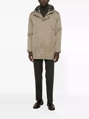Corneliani Long-sleeve Hooded Coat