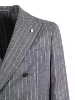 L.B.M. 1911 Pinstripe Double-breasted Suit