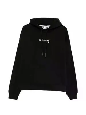 John Richmond Hooded Pullover With Logo