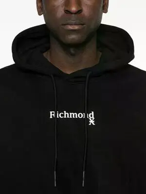 John Richmond Hooded Pullover With Logo