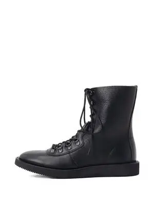 Yohji Yamamoto Round Toe Boots For Men