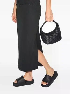 Mz Wallace Mini Woven Hobo Tote - Black