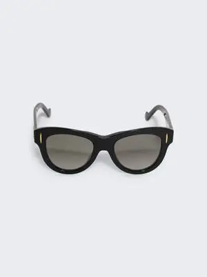 Loewe Shiny Trapeze Sunglasses - Black