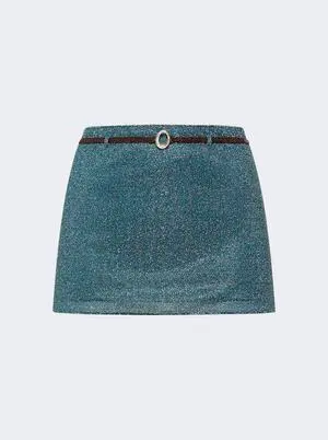 OSÃ©REE Lumiere Mini Skirt With Belt