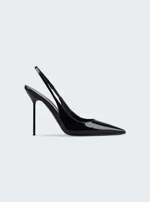 Paris Texas Lidia Slingback Heel 105 - Black