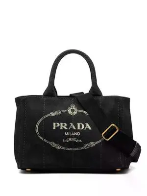 Prada Small Canapa Logo Satchel
