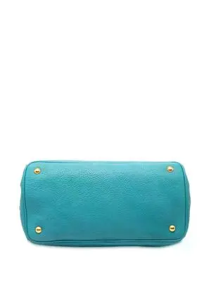 Prada 2010-2025 Vitello Daino Open Convertible Tote Satchel
