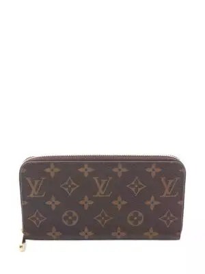 LOUIS VUITTON 2021-2025 Monogram Zippy Wallet Long Wallets - Brown