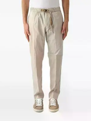 WHITE SAND Belted Trousers - Neutrals