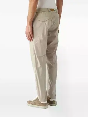 WHITE SAND Belted Trousers
