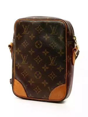 LOUIS VUITTON 2003 Monogram Danube Crossbody Bag - Brown