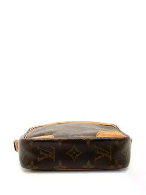LOUIS VUITTON 2003 Monogram Danube Crossbody Bag - Brown