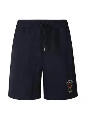 Drole De Monsieur Embroidered Shorts For Men