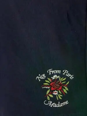 Drole De Monsieur Embroidered-logo Track Shorts