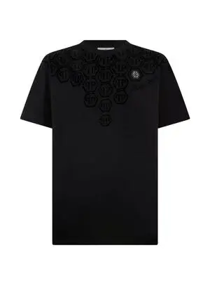 Philipp Plein Logo-pattern T-shirt