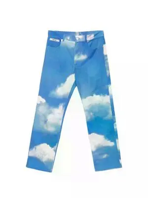 Moschino Light Wash Jeans For Men