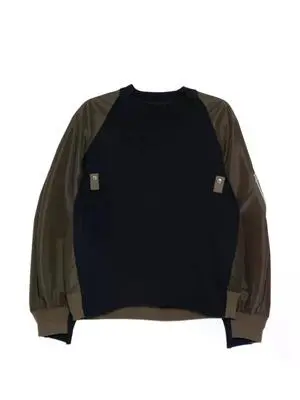 Sacai Sponge Sweatshirt - Black
