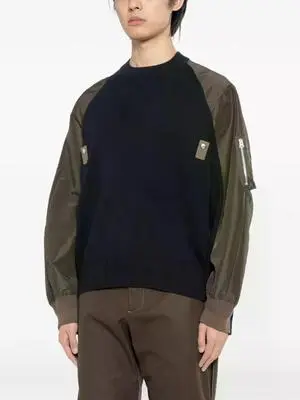 Sacai Sponge Sweatshirt - Black