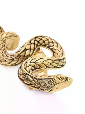 Roberto Cavalli Serpentine Clip-on Earrings