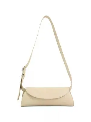 JIL SANDER Small Cannolo Foldover-top Shoulder Bag - Neutrals