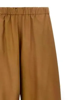 Fabiana Filippi Elastic-waistband Trousers - Brown