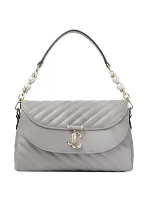 JIMMY CHOO Avenue Curve Quilted Tote - Grey