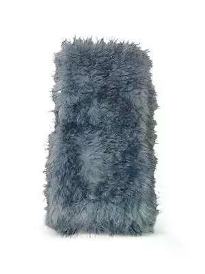 GANNI Long Pile Alternative Fur Scarf
