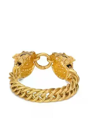 Roberto Cavalli Tiger-head Chain Bracelet