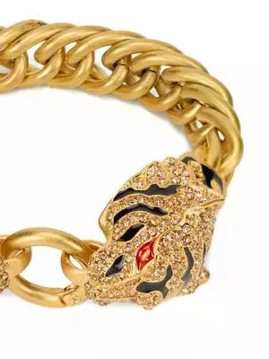 Roberto Cavalli Tiger-head Chain Bracelet
