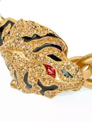 Roberto Cavalli Tiger-head Chain Bracelet