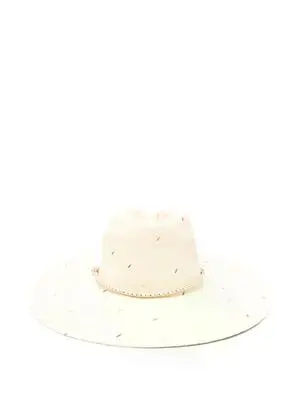 Zimmermann Embroidered Panama Hat