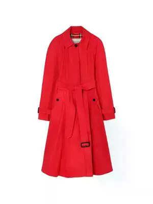 Burberry Ellingham Trench Coat - Red