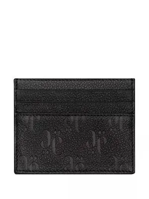 PLACE OF ËLMS Logo-embossed Leather Cardholder - Black