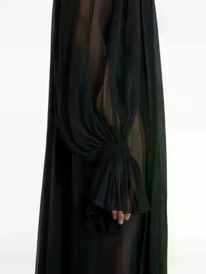 Khaite Edgar Ruffled Dress