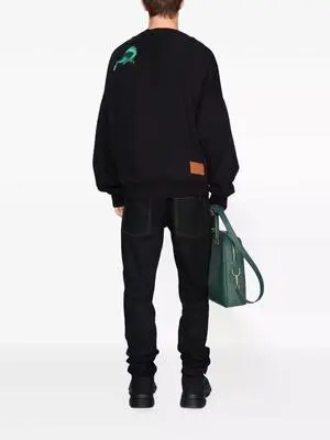 Place Of Ëlms Birds-embroidered Sweatshirt