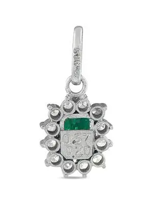 LB EXCLUSIVE Emerald And Diamond Pendant