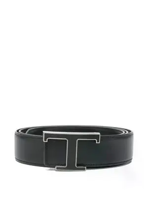 TOD'S Metal Buckle Belt - Black