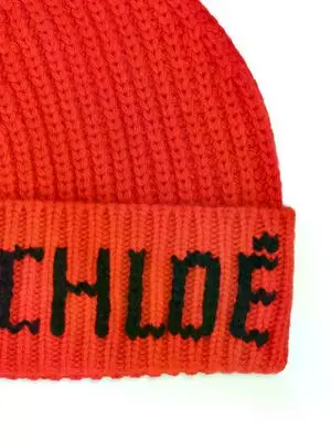Chloé Joyful Beanie Hat - Red
