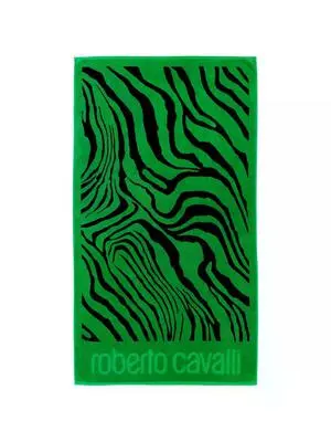 Roberto Cavalli Zebra Print 2000 Beach Towel