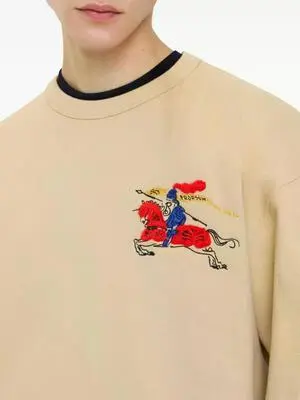 Burberry Equestrian Knight Cotton Sweatshirt