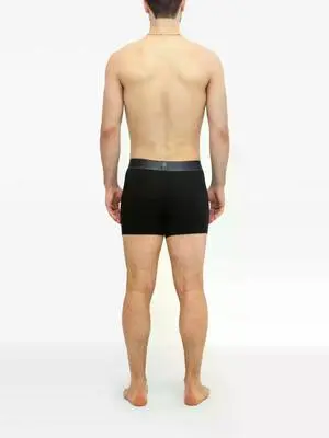 Place Of Ëlms Elastic-waist Boxer Shorts - Black