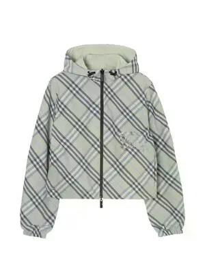Burberry Check Reversible Cropped Jacket