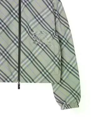 Burberry Check Reversible Cropped Jacket